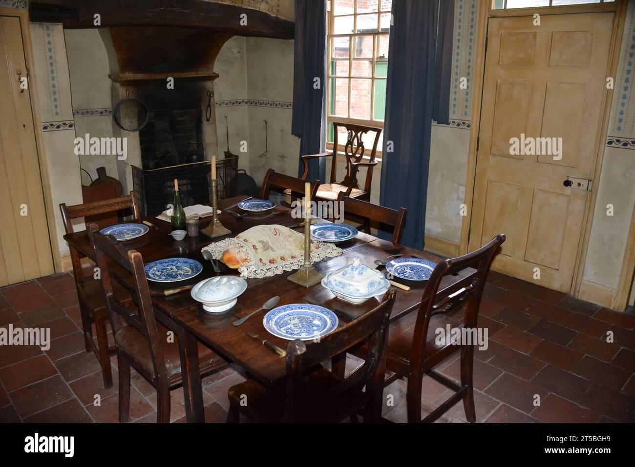 The Back to Backs Museum made up of worker's cottages in the centre of ...