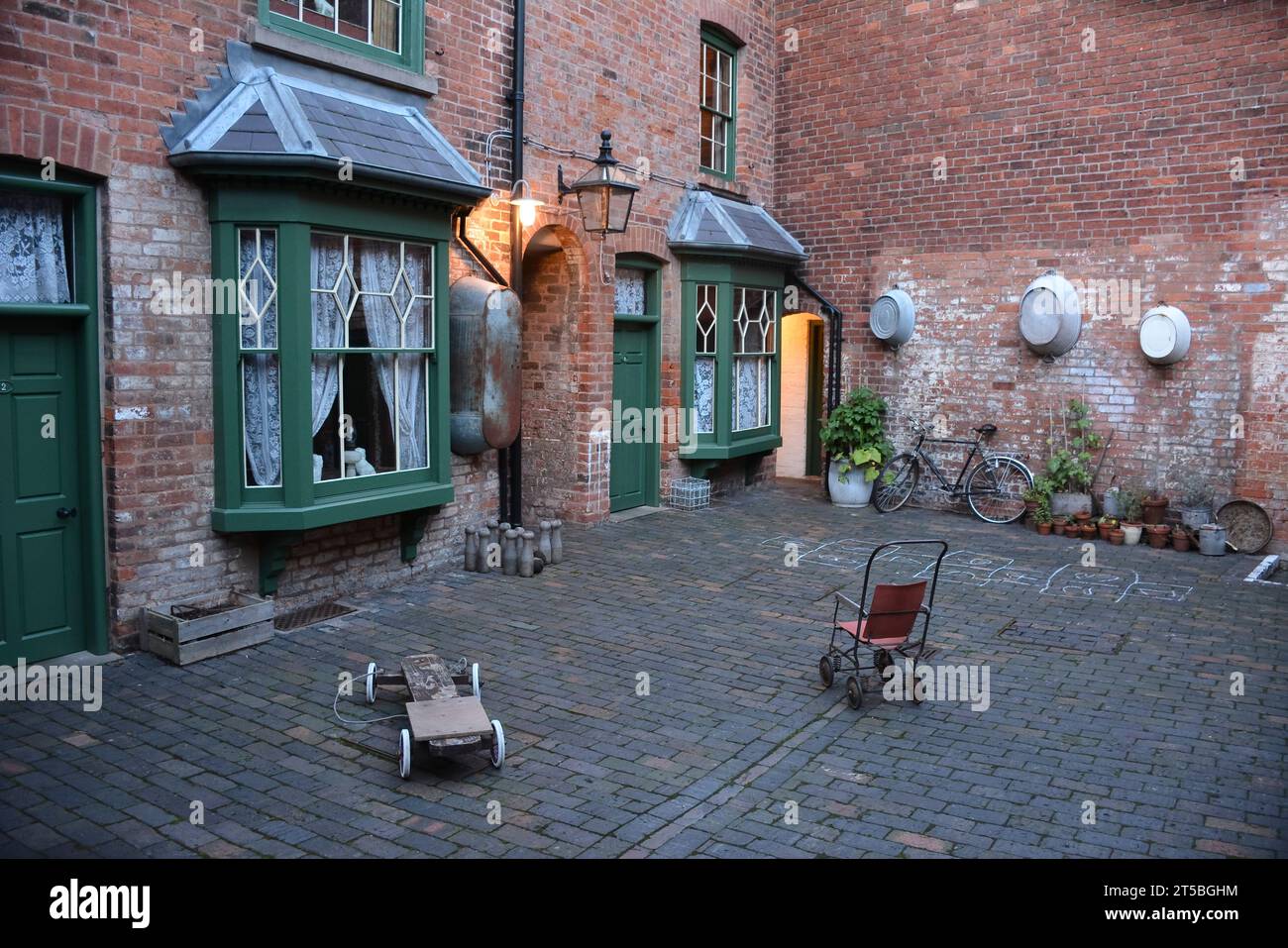 The Back to Backs Museum made up of worker's cottages in the centre of ...