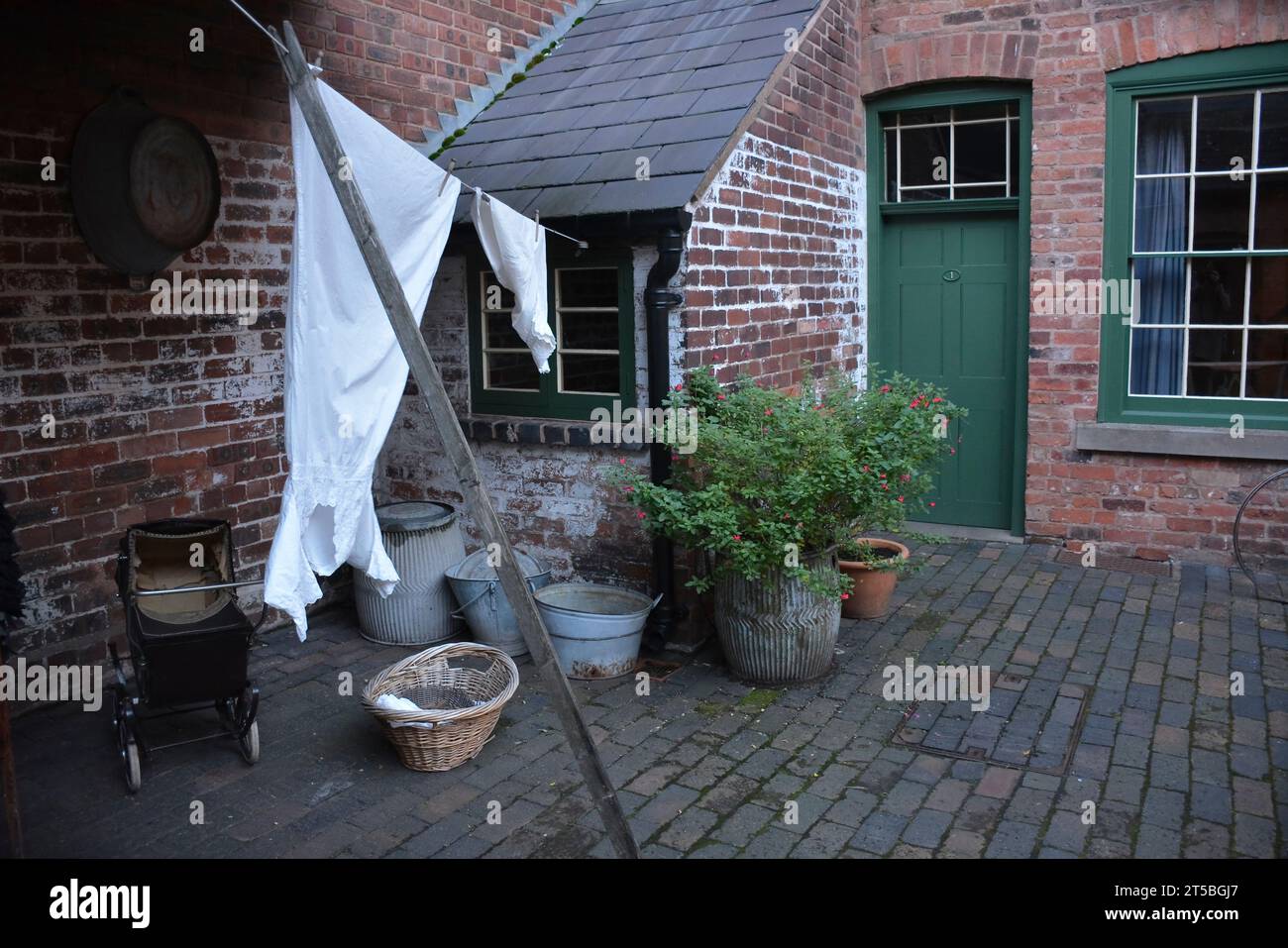 The Back to Backs Museum made up of worker's cottages in the centre of ...