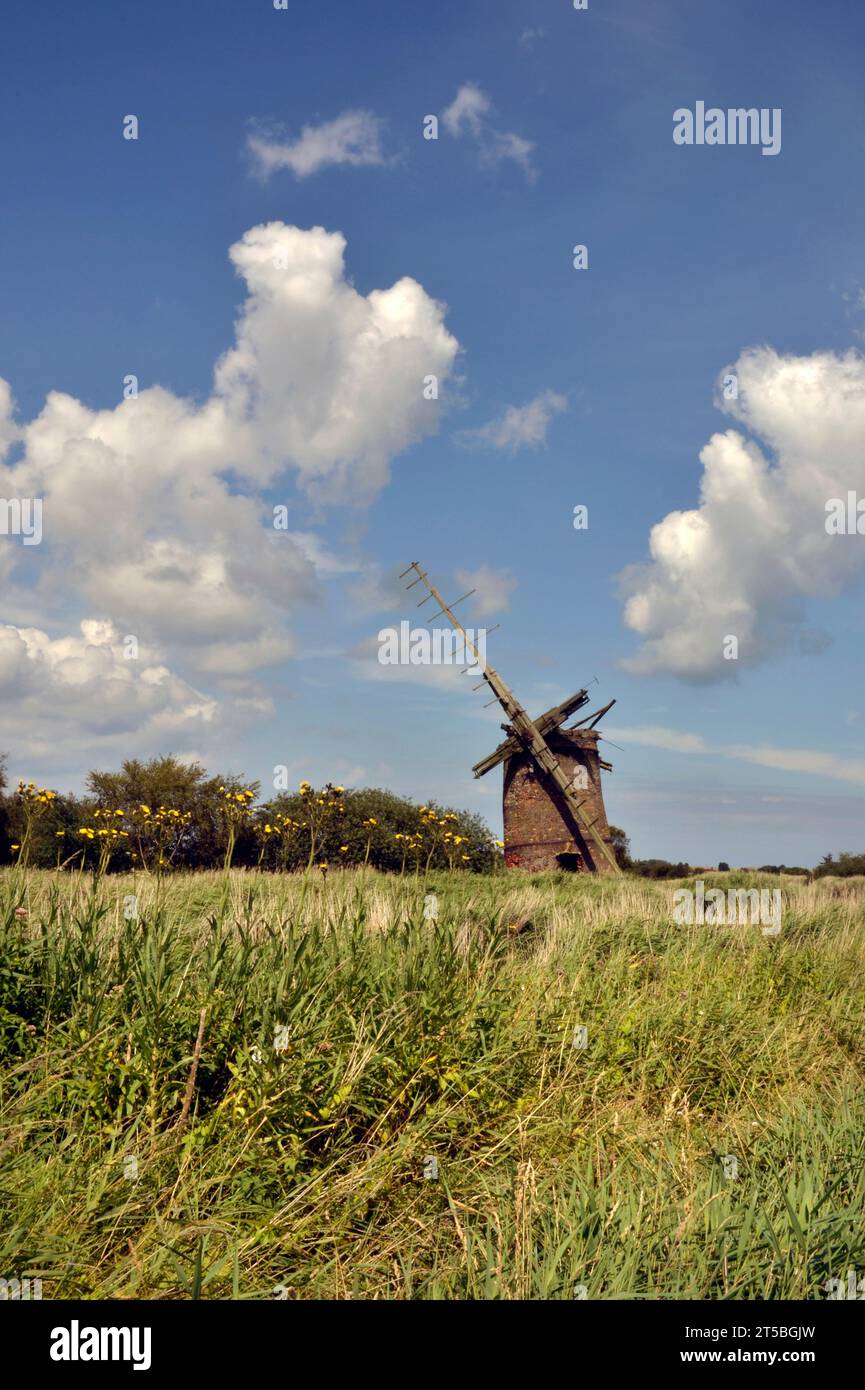 brograve wind pump waxham norfolk england Stock Photo - Alamy