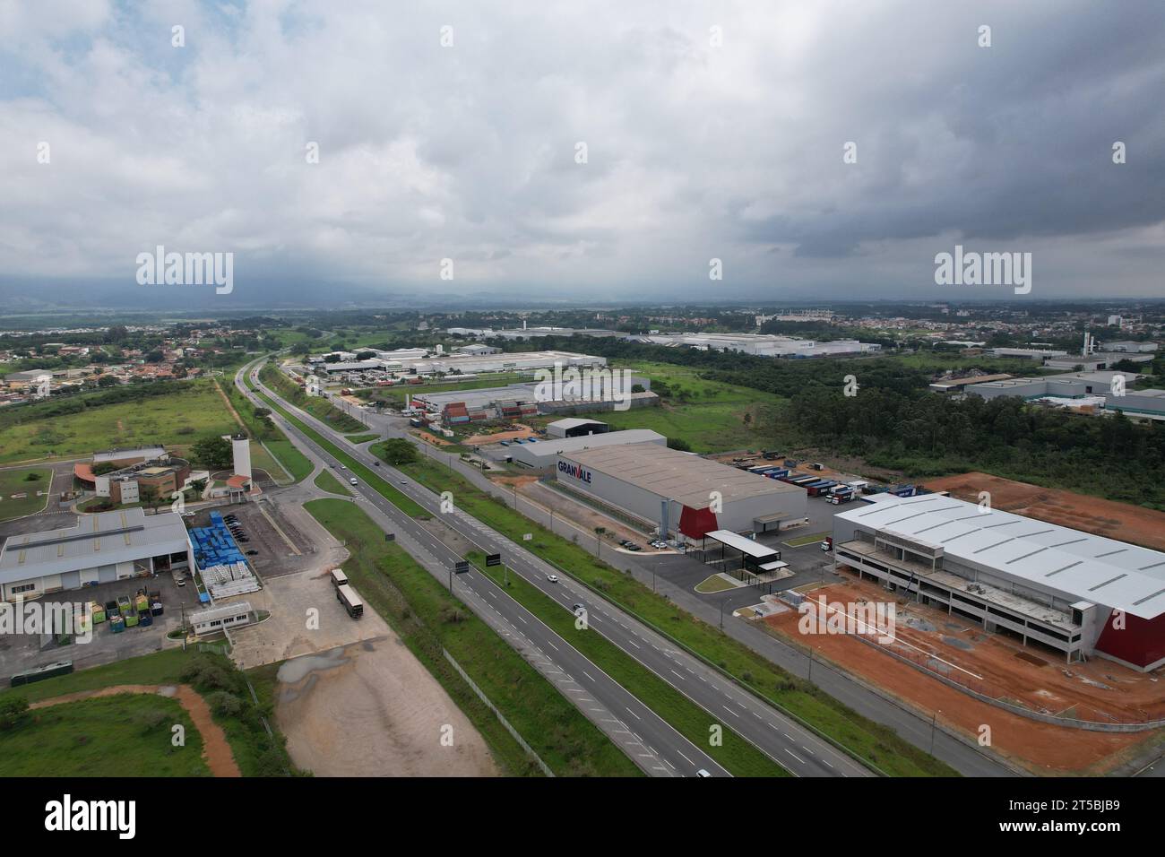Taubate, SP, Brazil - November 4, 2023- Outdoor view of the Embraer EVE ...