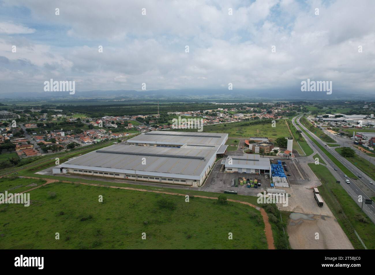 Taubate, SP, Brazil - November 4, 2023- Outdoor view of the Embraer EVE ...