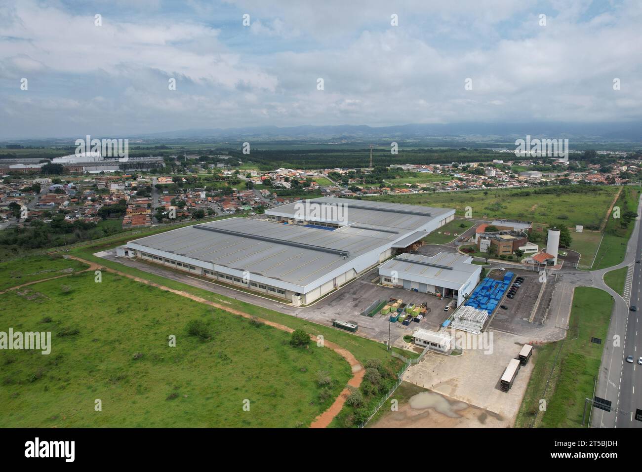 Taubate, SP, Brazil - November 4, 2023- Outdoor view of the Embraer EVE ...