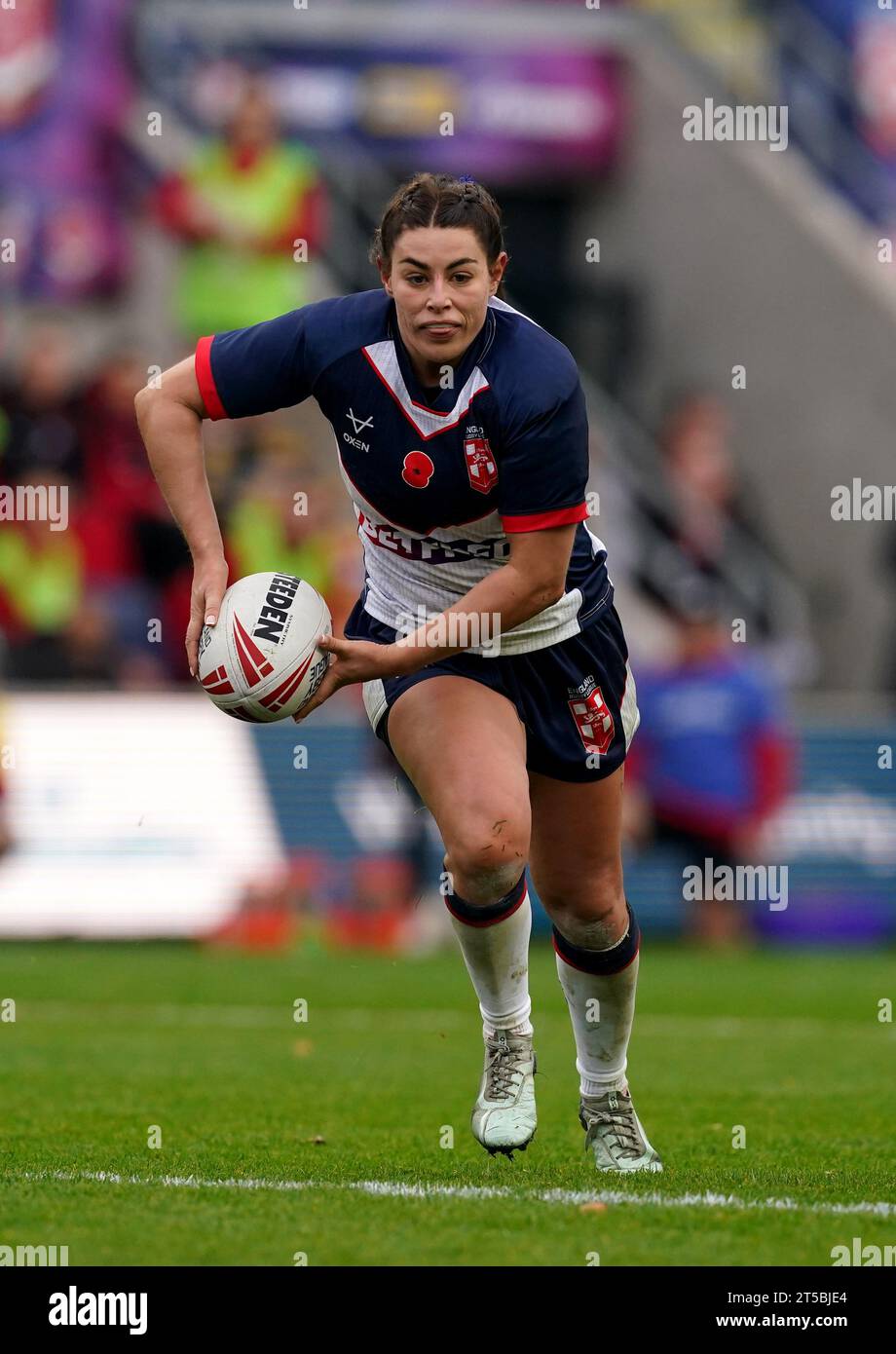 England's Emily Rudge during the women's international match at ...