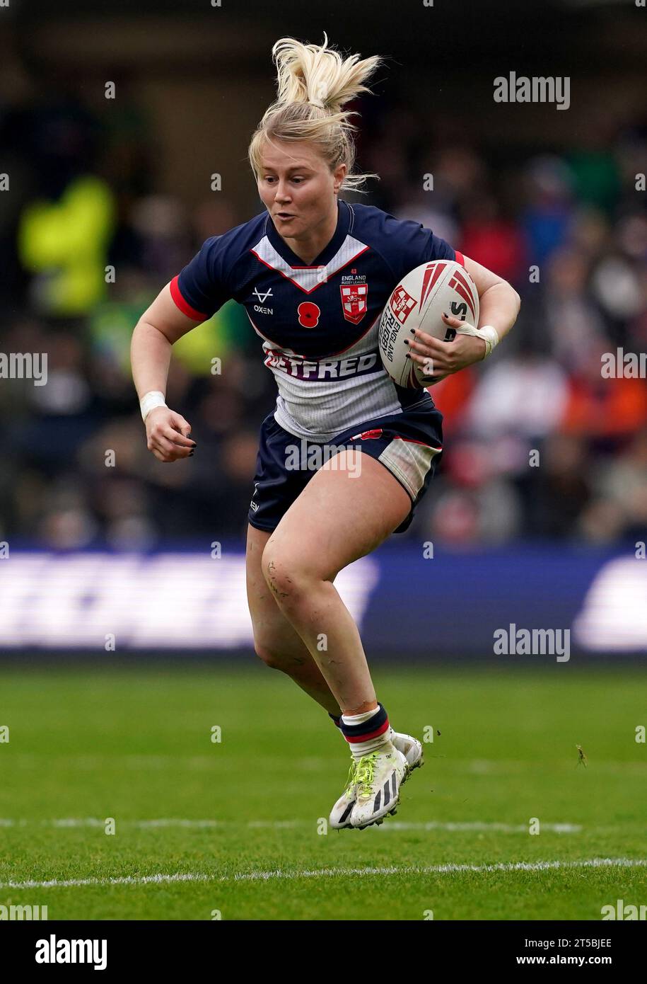 England's Tara Stanley during the women's international match at ...