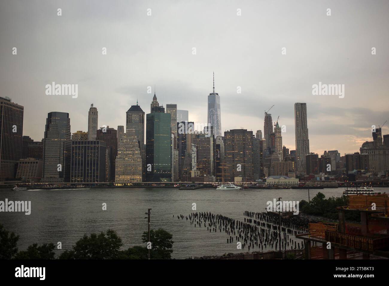 A high-quality stock photo of the iconic Manhattan skyline, one of the ...