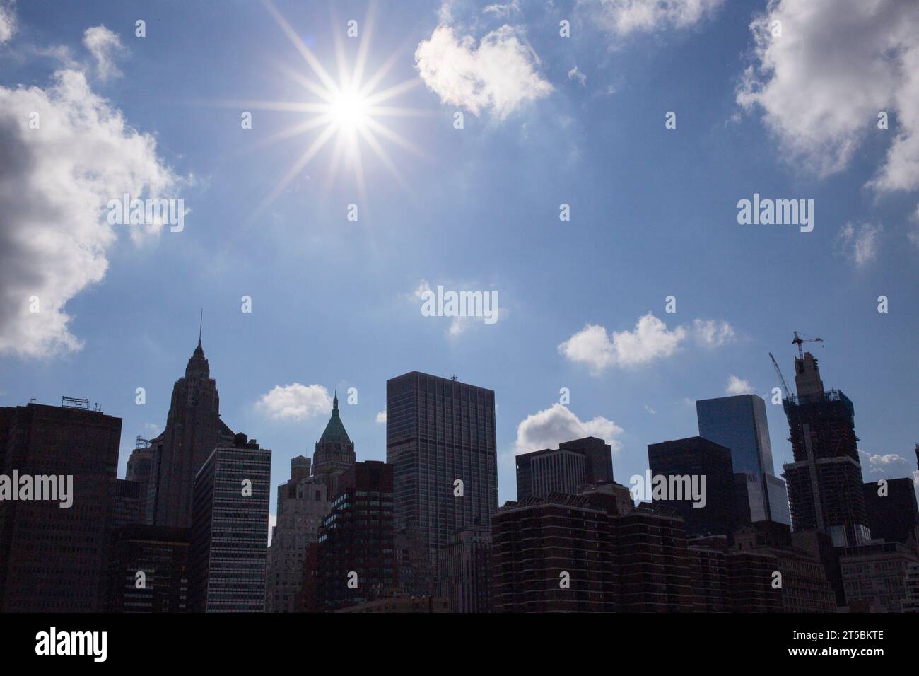 A high-quality stock photo of the iconic Manhattan skyline, one of the ...