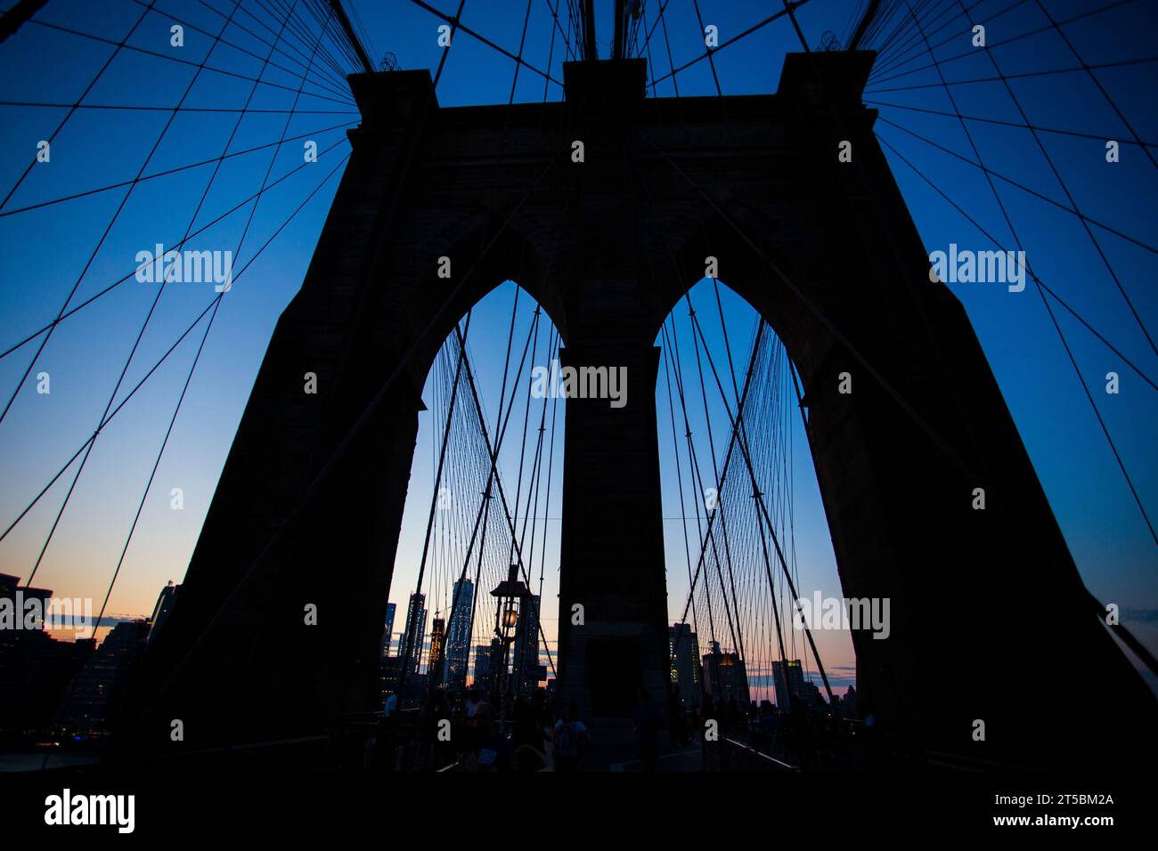 A stunning stock photo of the iconic Brooklyn Bridge, one of New York ...