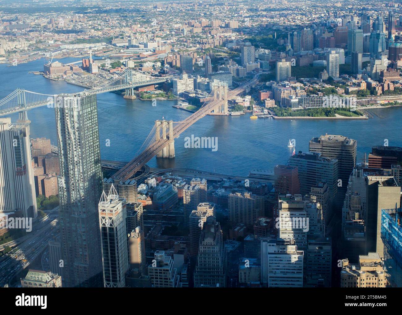 A stunning stock photo of the iconic Brooklyn Bridge, one of New York ...