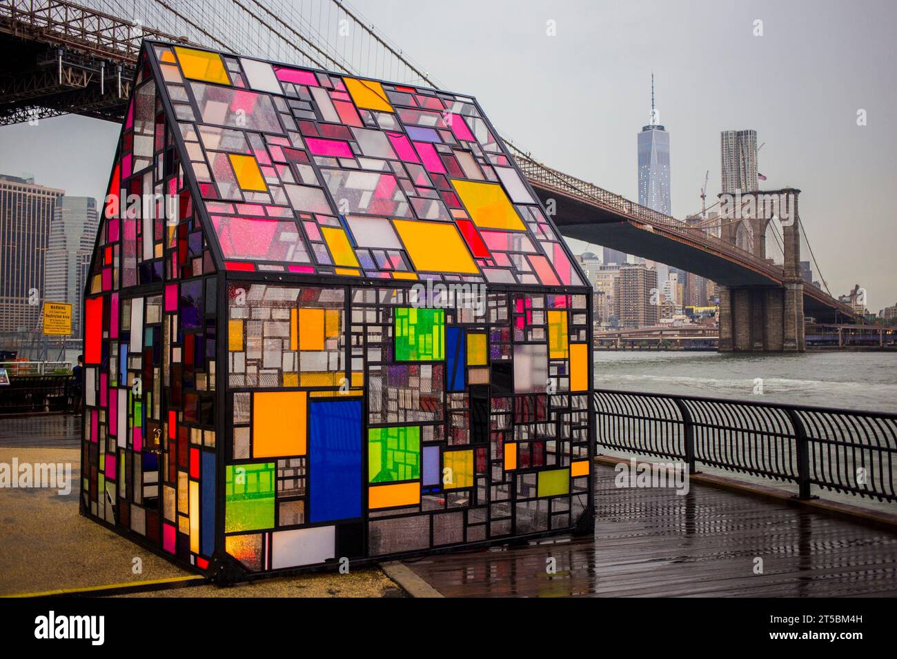 A stunning stock photo of the iconic Brooklyn Bridge, one of New York ...
