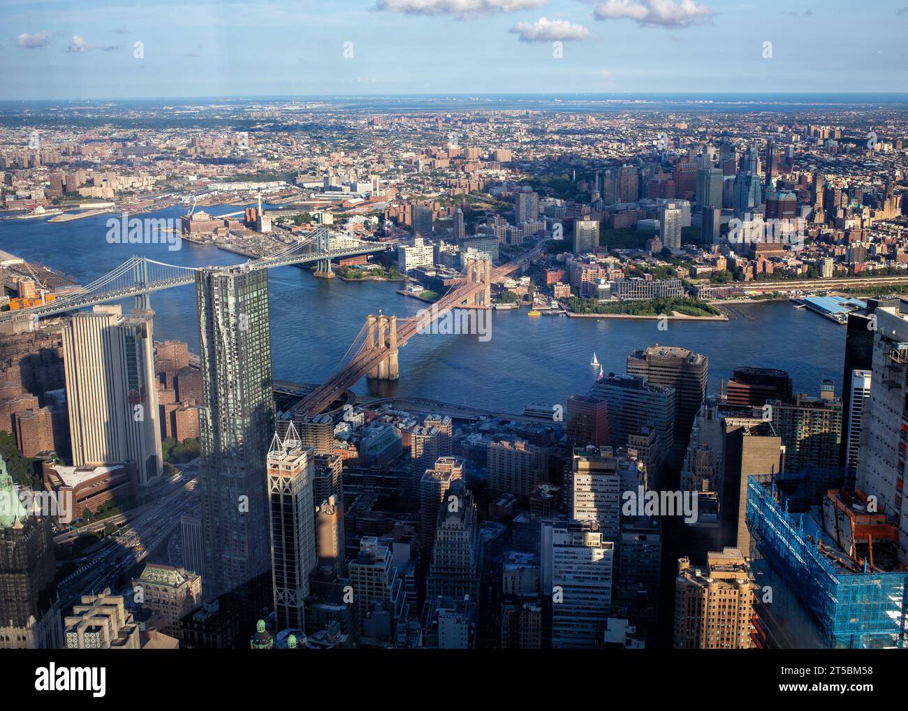 A stunning stock photo of the iconic Brooklyn Bridge, one of New York ...