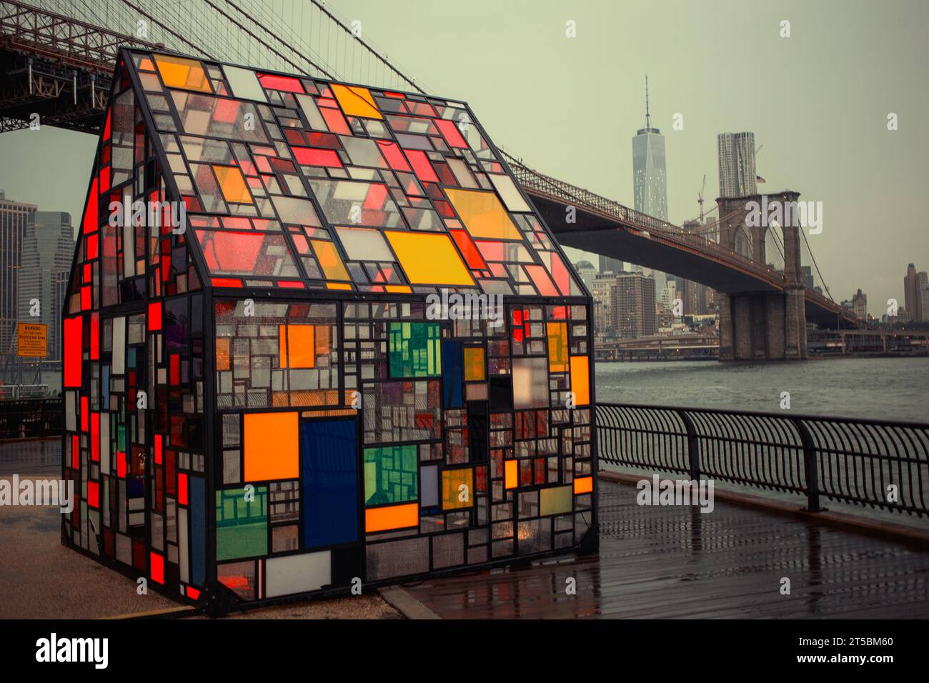 A stunning stock photo of the iconic Brooklyn Bridge, one of New York ...