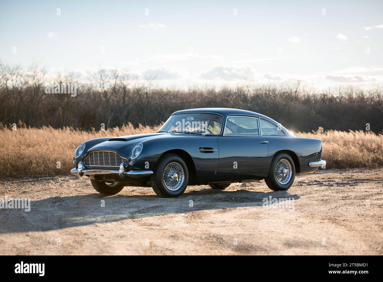 1965 Aston Martin DB5, front 3/4 view including the Superleggera ...