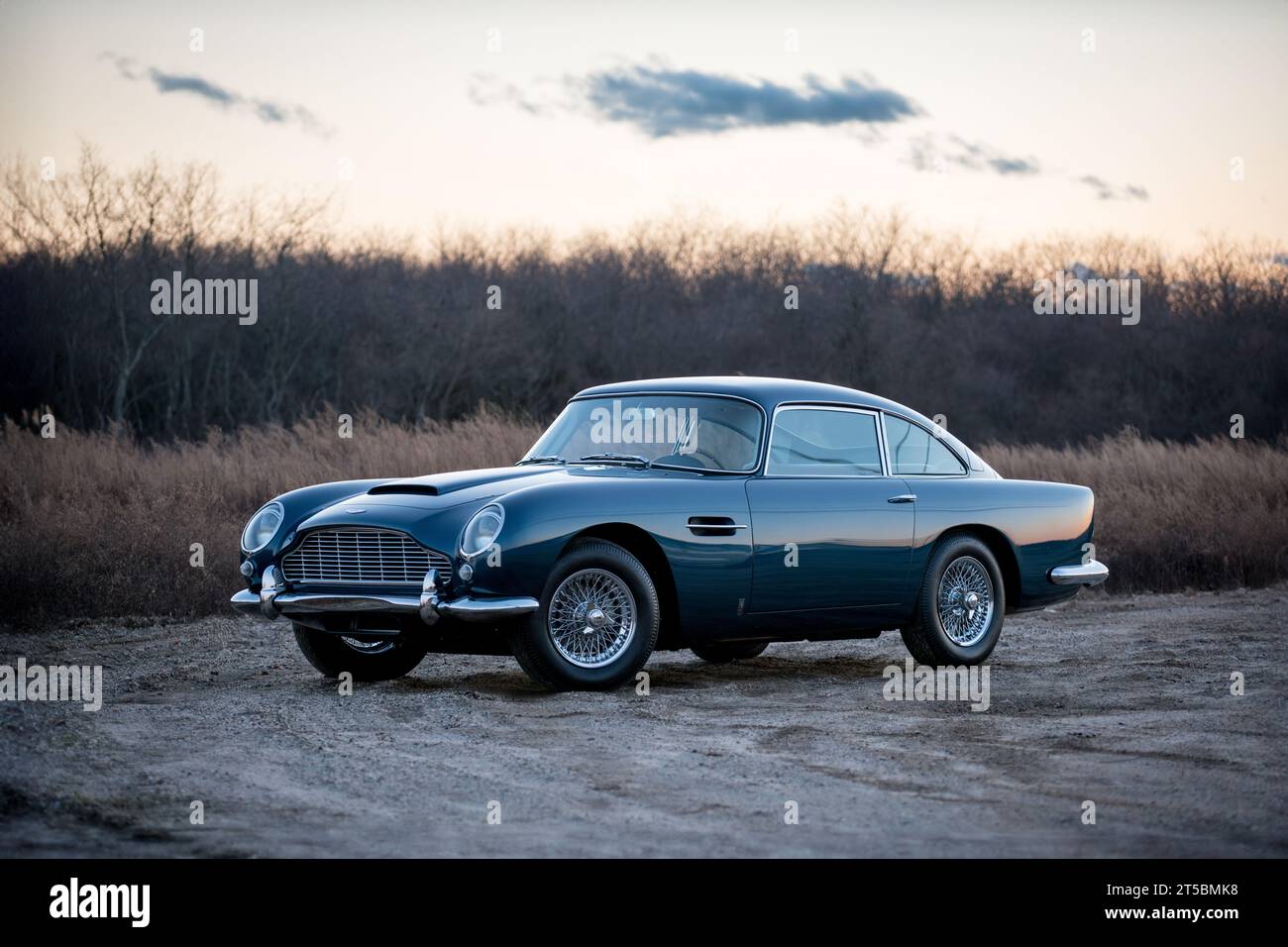 1965 Aston Martin DB5, front 3/4 view including the Superleggera ...