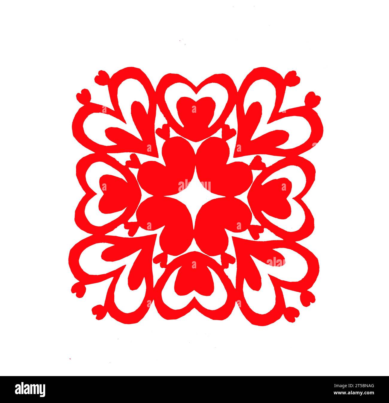 traditional Chinese paper-cut works, closeup of photo Stock Photo - Alamy