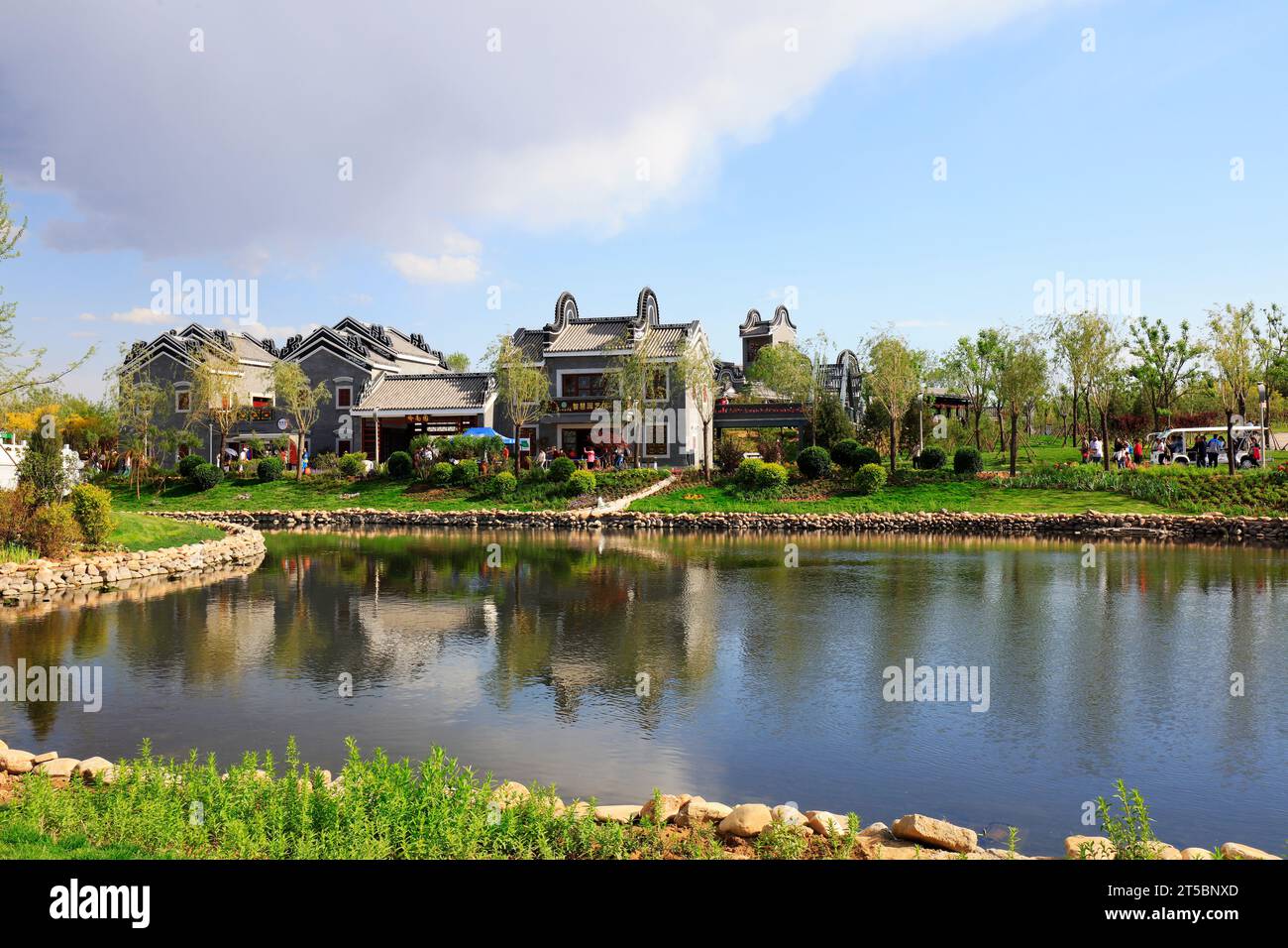 Chinese traditional landscape architecture scenery Stock Photo - Alamy