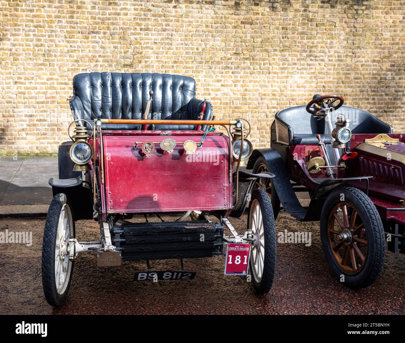London, UK. 4th November 2023. Around 100 Veteran Cars with their ...
