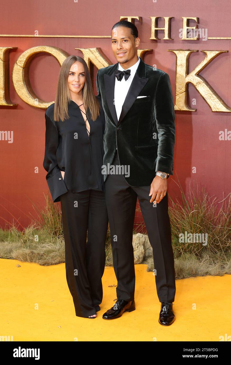 London, UK. 14th July, 2019. Rike Nooitgedagt and Virgil van Dijk ...