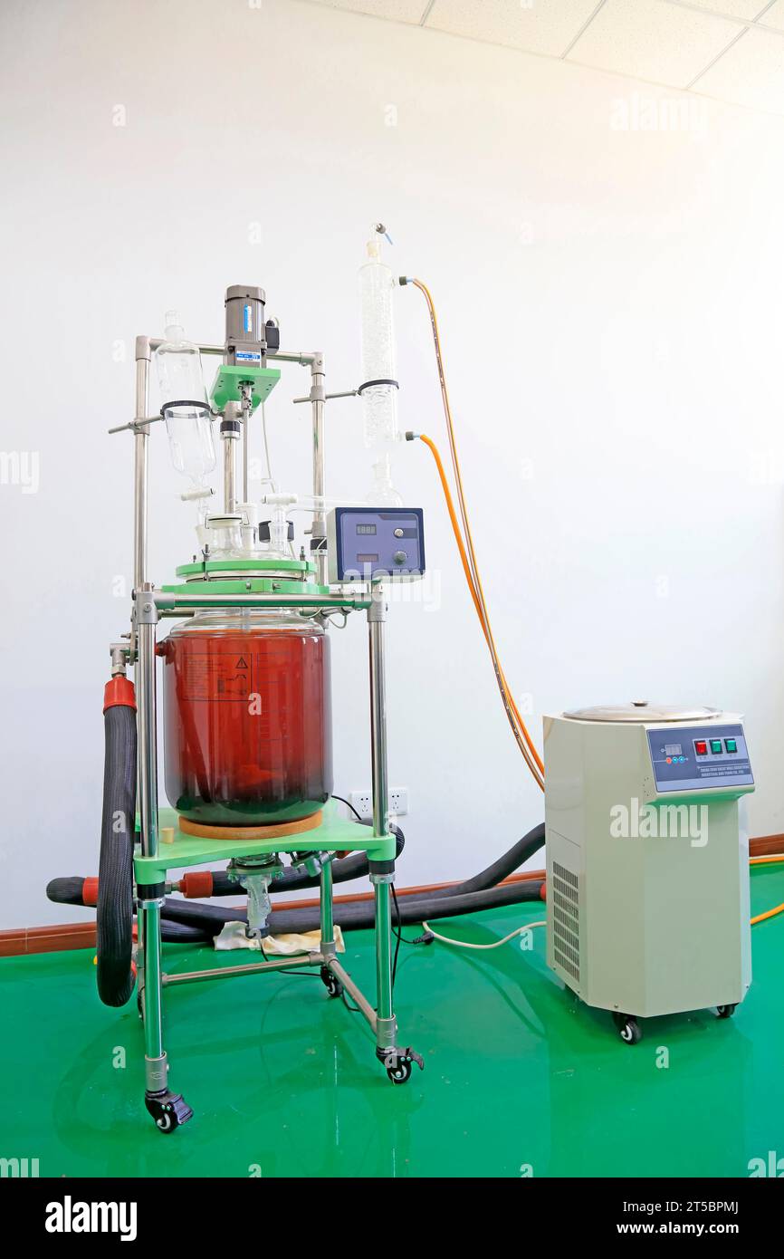 instruments and equipment in a laboratory, closeup of photo Stock Photo ...