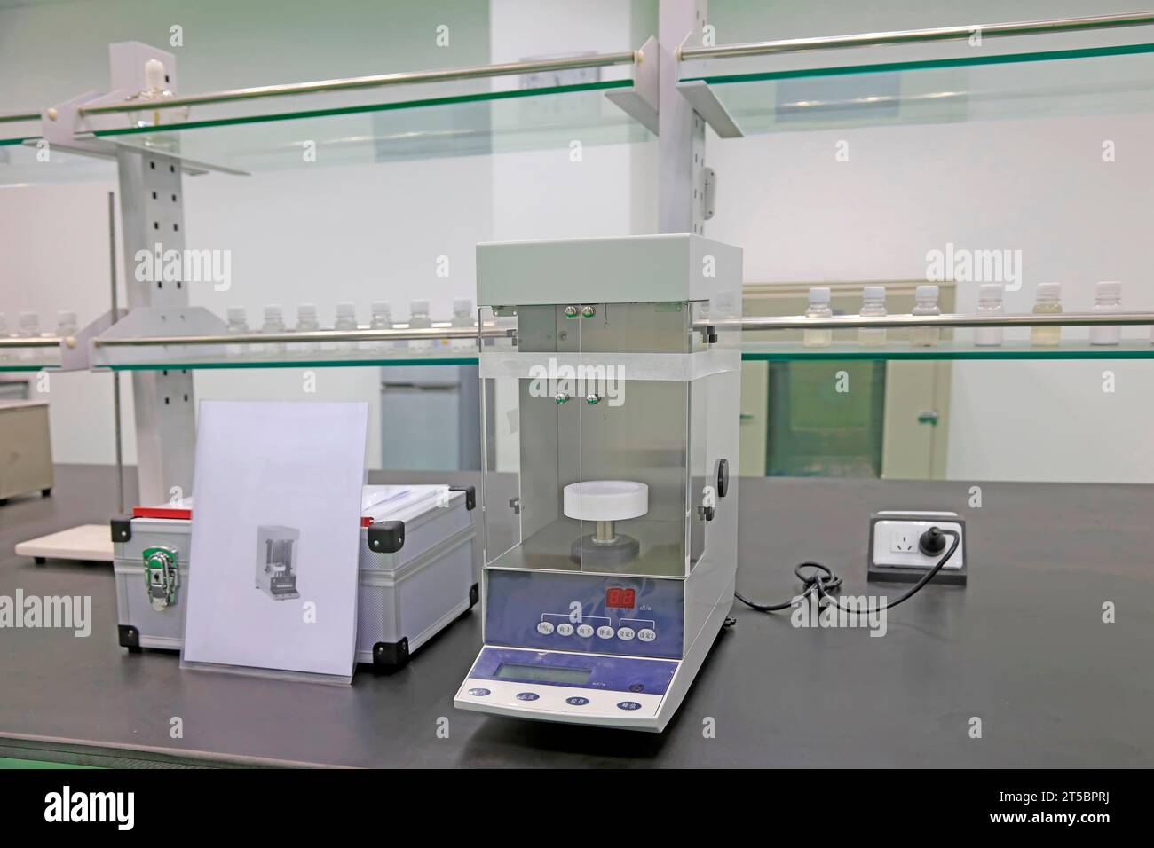 Instruments and equipment in the laboratory, closeup of photo Stock ...
