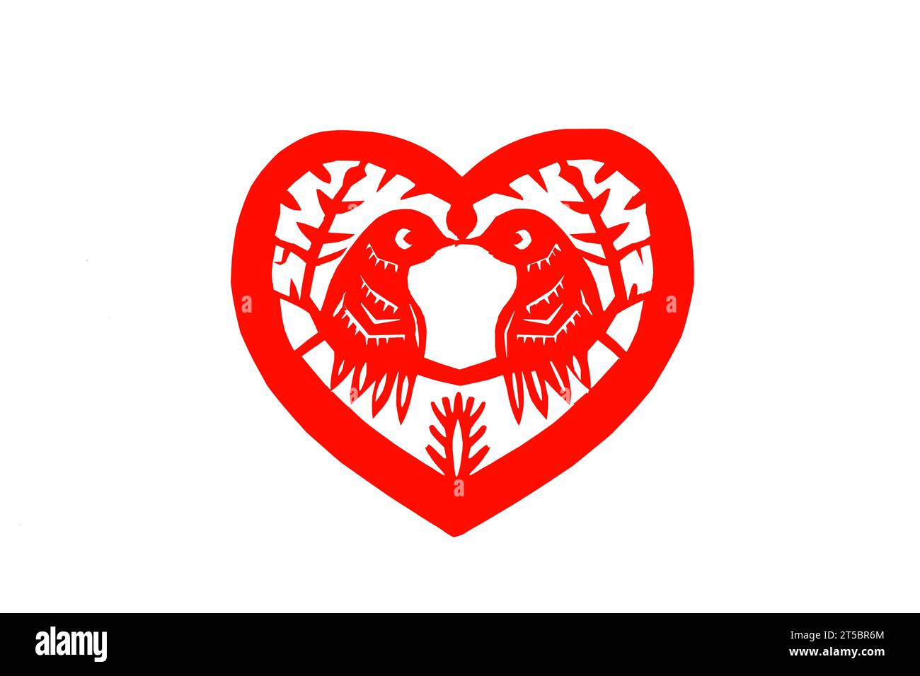 traditional Chinese paper-cut works, closeup of photo Stock Photo - Alamy