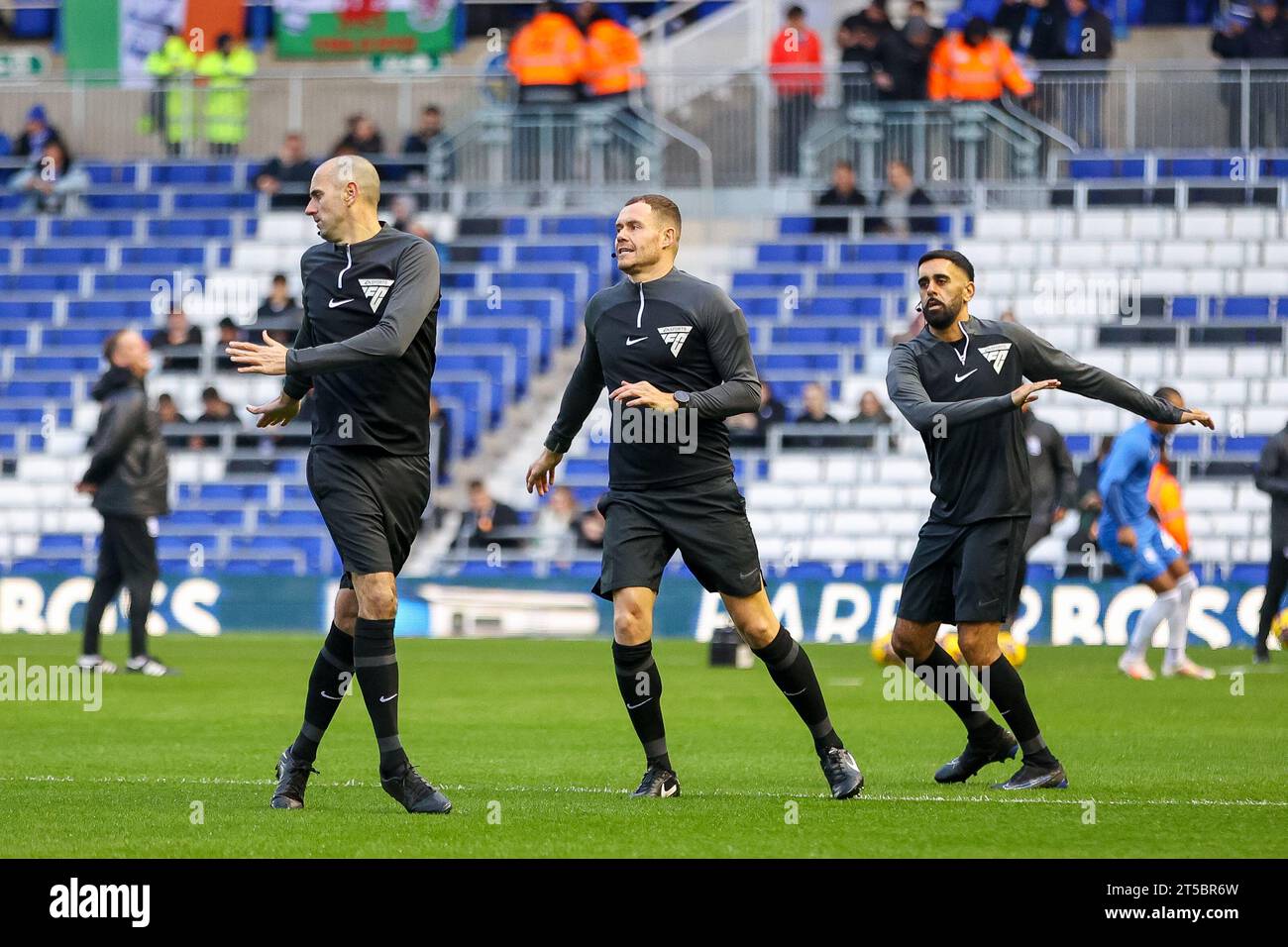 Birmingham, UK. 04th Nov, 2023. Assistant referee, Nigel Lugg, Referee ...