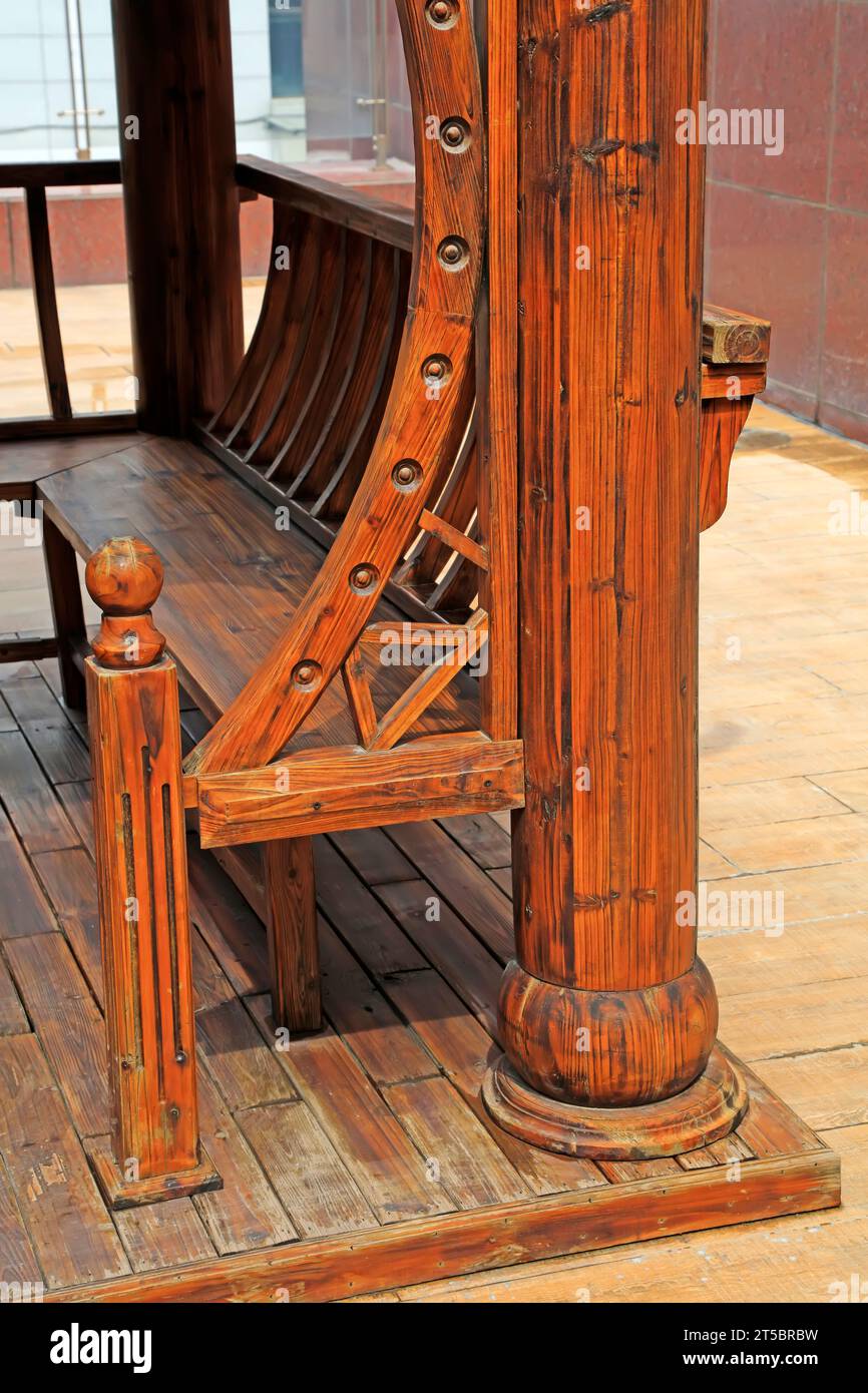 Wood structure device Stock Photo - Alamy