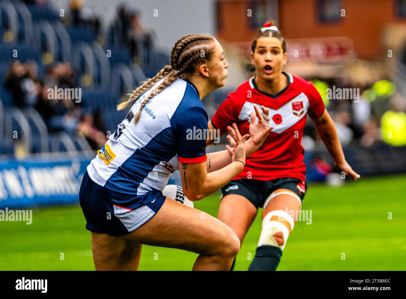 LEEDS, UK. 28 October 2023. England Rugby League v Wales Rugby League ...