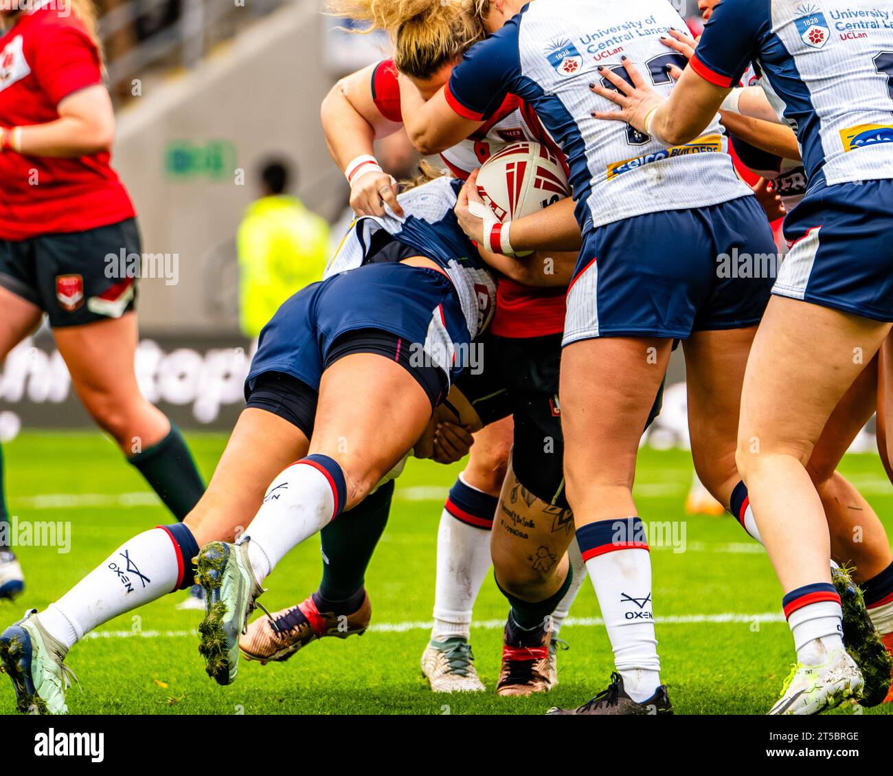 LEEDS, UK. 28 October 2023. England Rugby League v Wales Rugby League ...