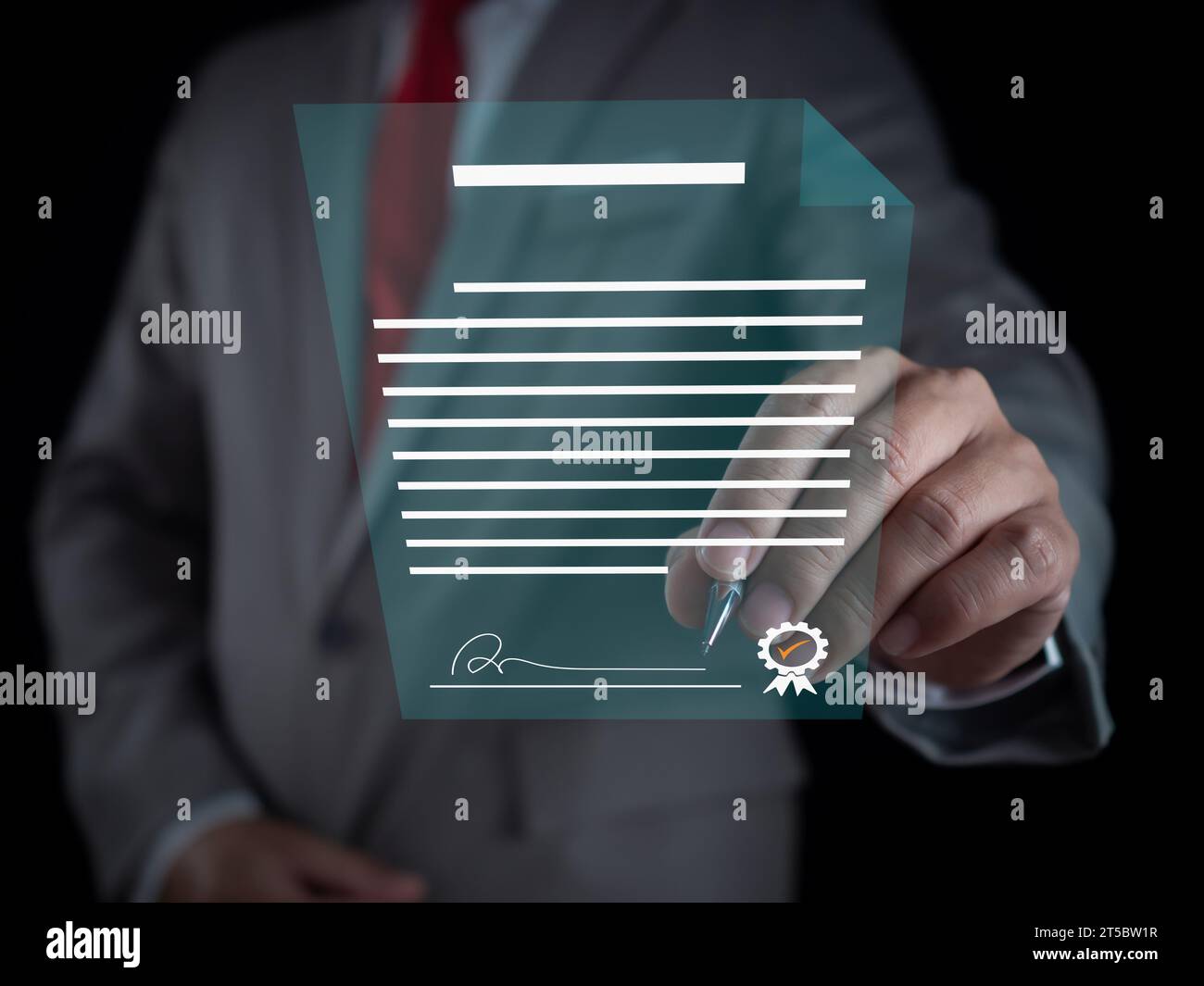 Electronic document signing hi-res stock photography and images - Alamy