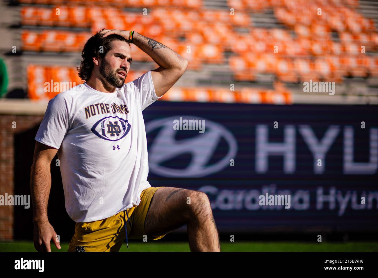 Clemson, SC, USA. 4th Nov, 2023. Notre Dame Fighting Irish quarterback ...