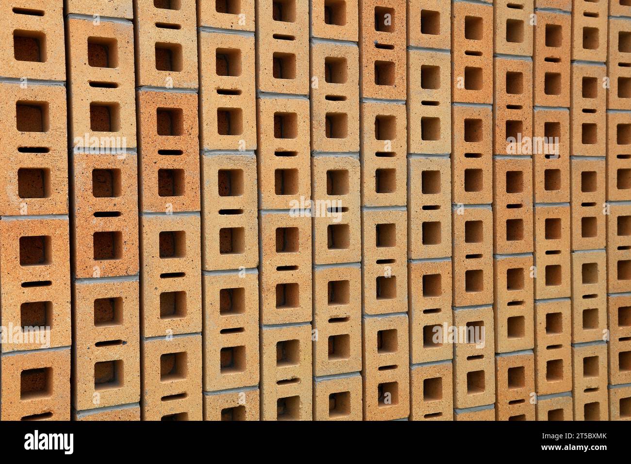 Hollow brick walls Stock Photo - Alamy