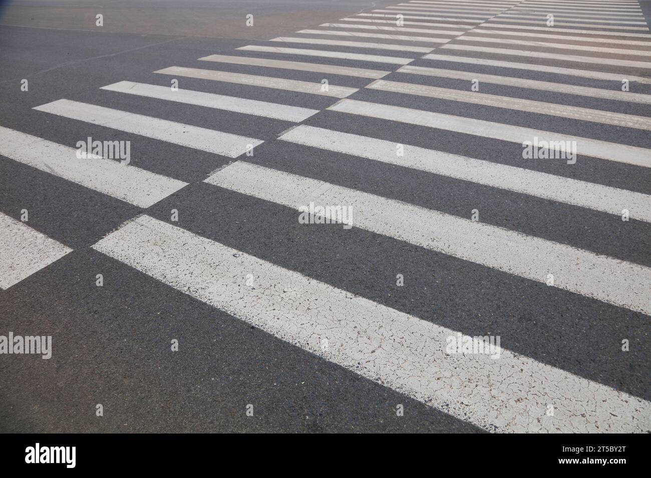 zebra line on the road Stock Photo - Alamy