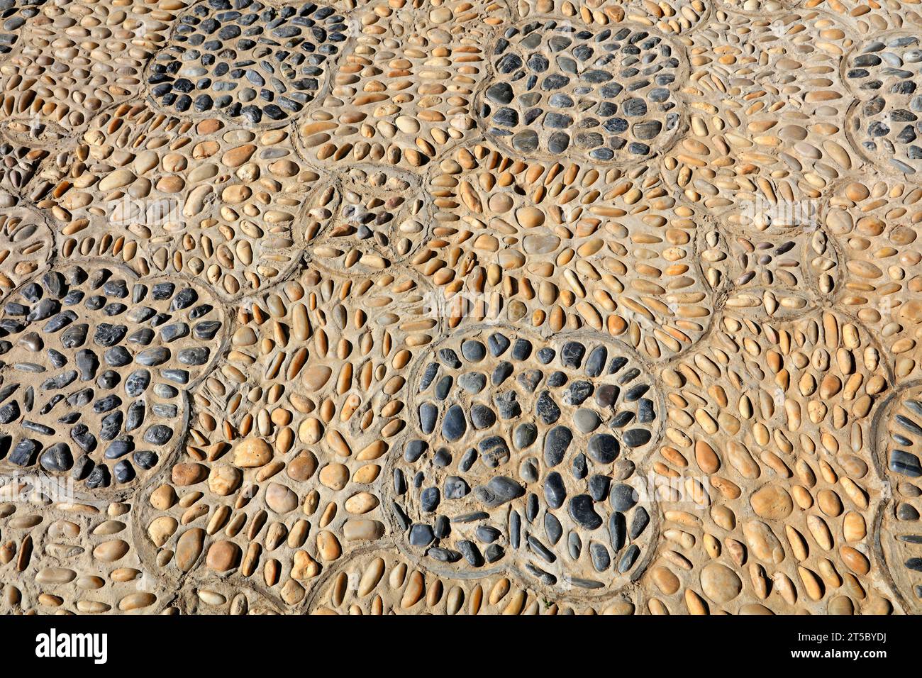 Cobblestone ground texture Stock Photo - Alamy