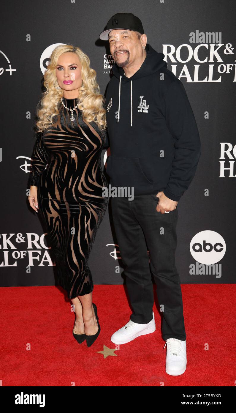 November 3, 2023, Brooklyn, New York, USA: COCO AUSTIN and ICE-T seen ...