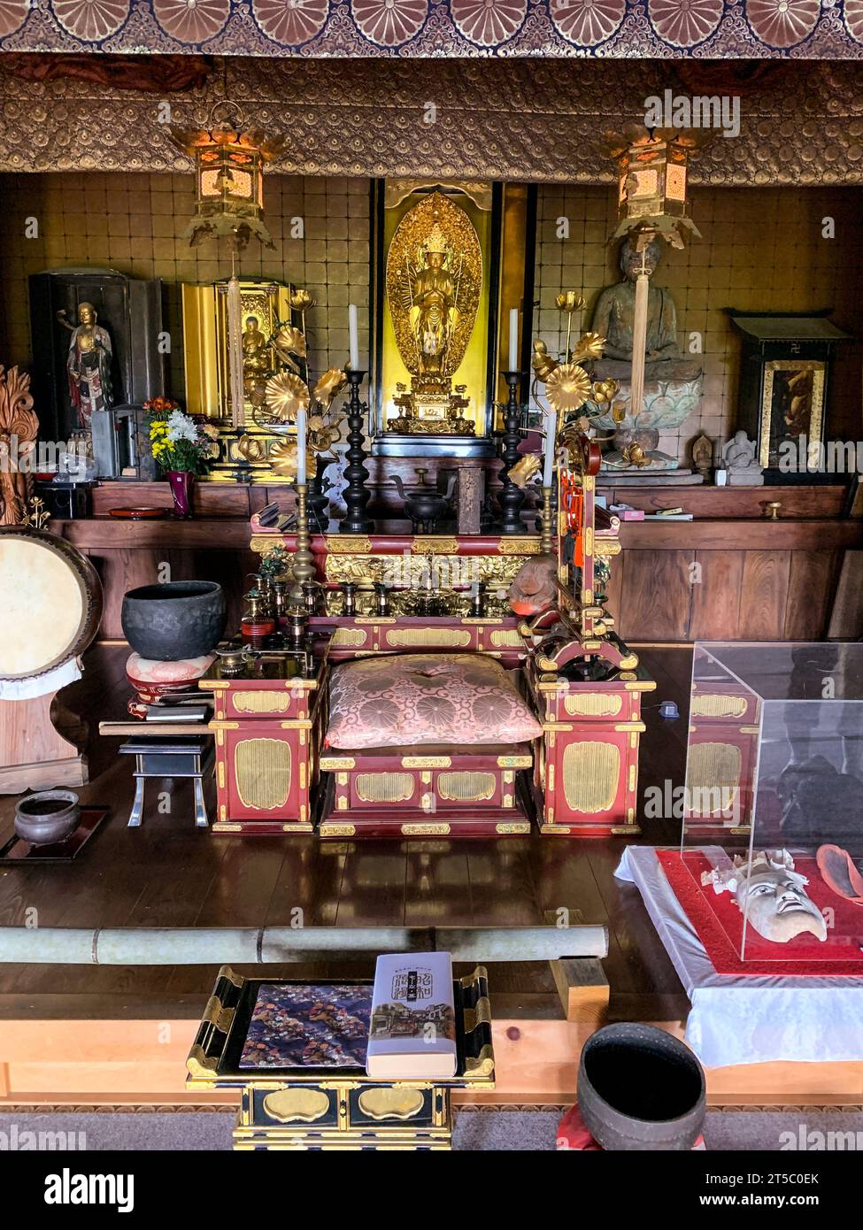 Japan, Kyushu. Choan-ji Buddhist Temple. Oita Prefecture, Kunisaki ...