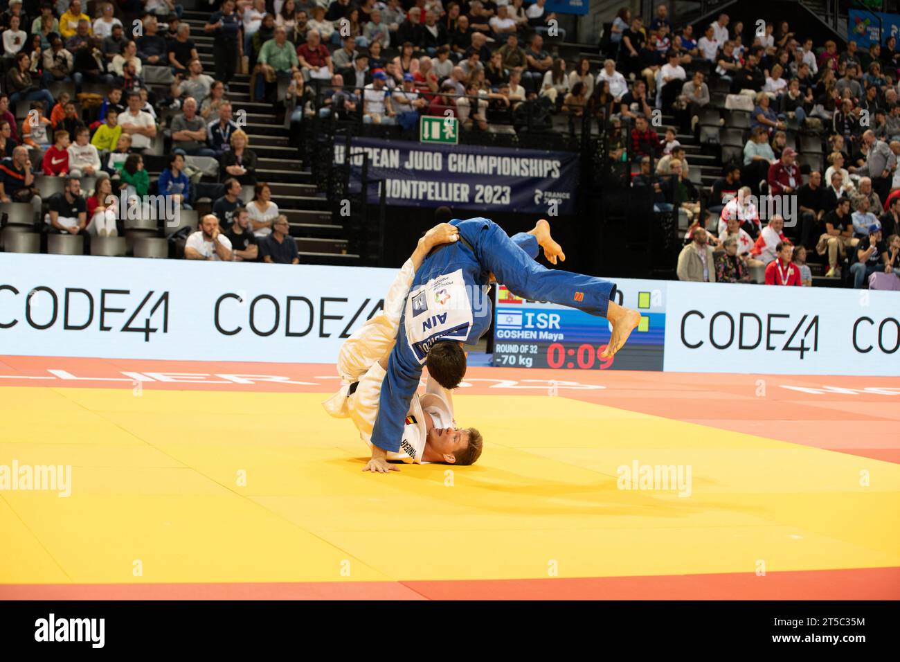 Matthias Casse during European Judo Championship in Montpellier, France ...