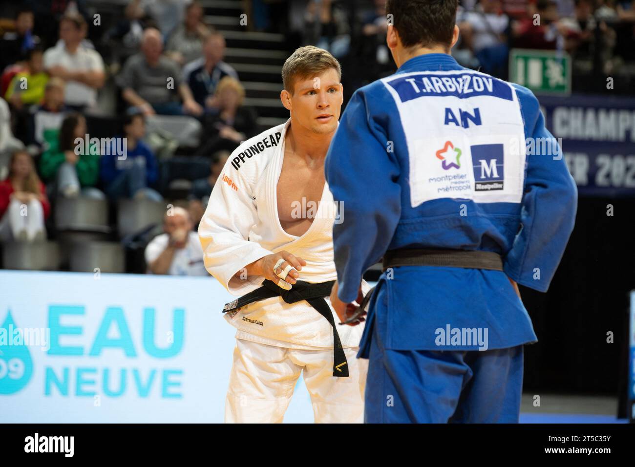 Matthias Casse during European Judo Championship in Montpellier, France ...