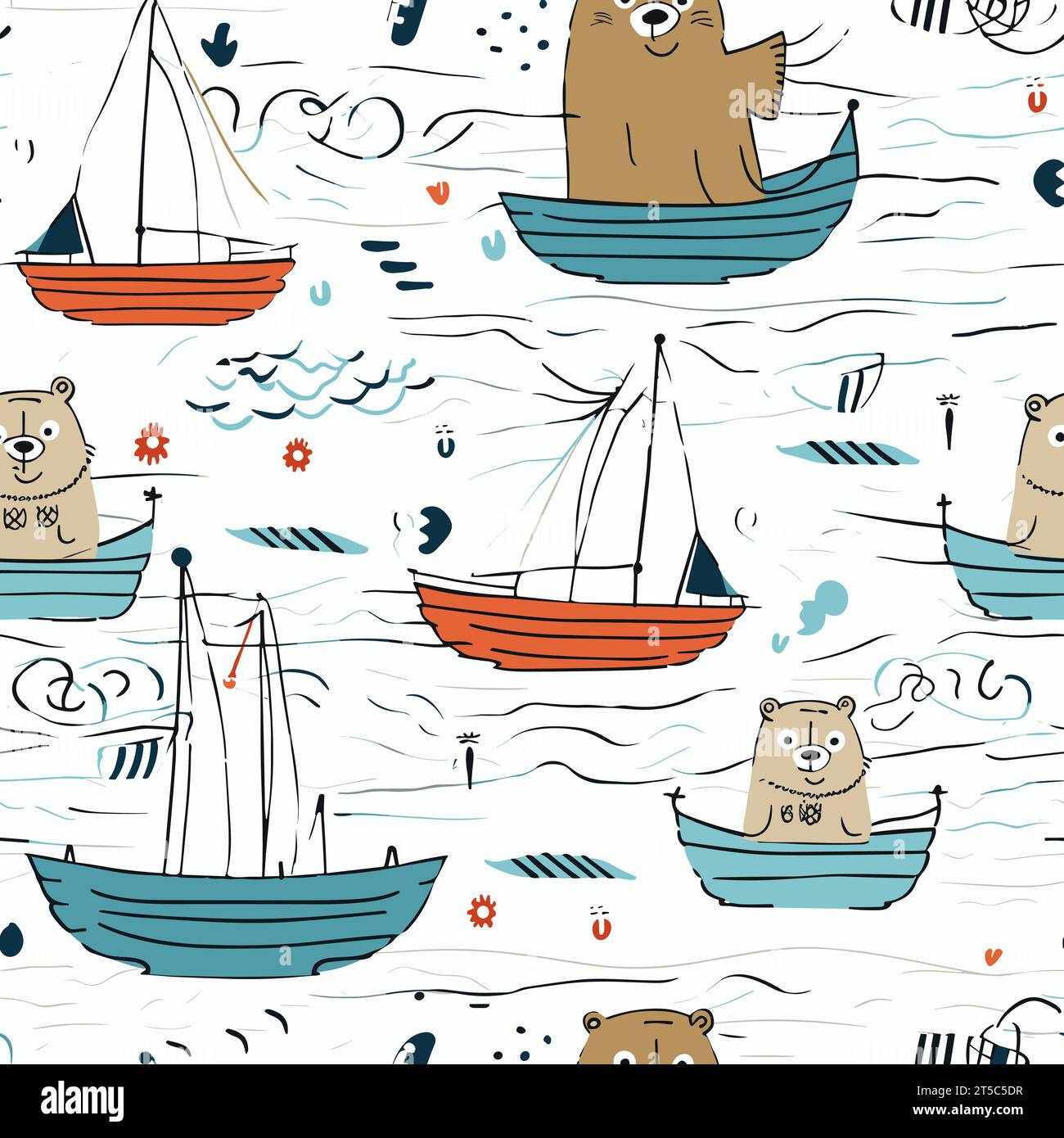 Sailing ship child drawing hi-res stock photography and images - Alamy