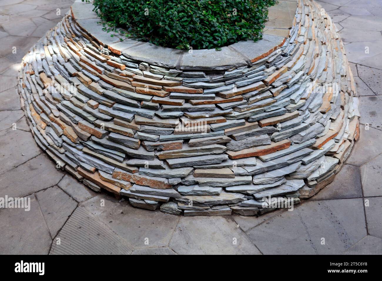 Rock built buildings Stock Photo - Alamy