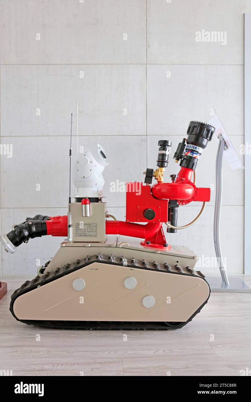 Fire fighting and investigation robot Stock Photo - Alamy
