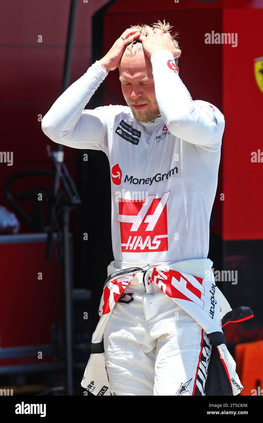Sao Paulo, Brazil. 04th Nov, 2023. Kevin Magnussen (DEN) Haas F1 Team. 04.11.2023. Formula 1 ...