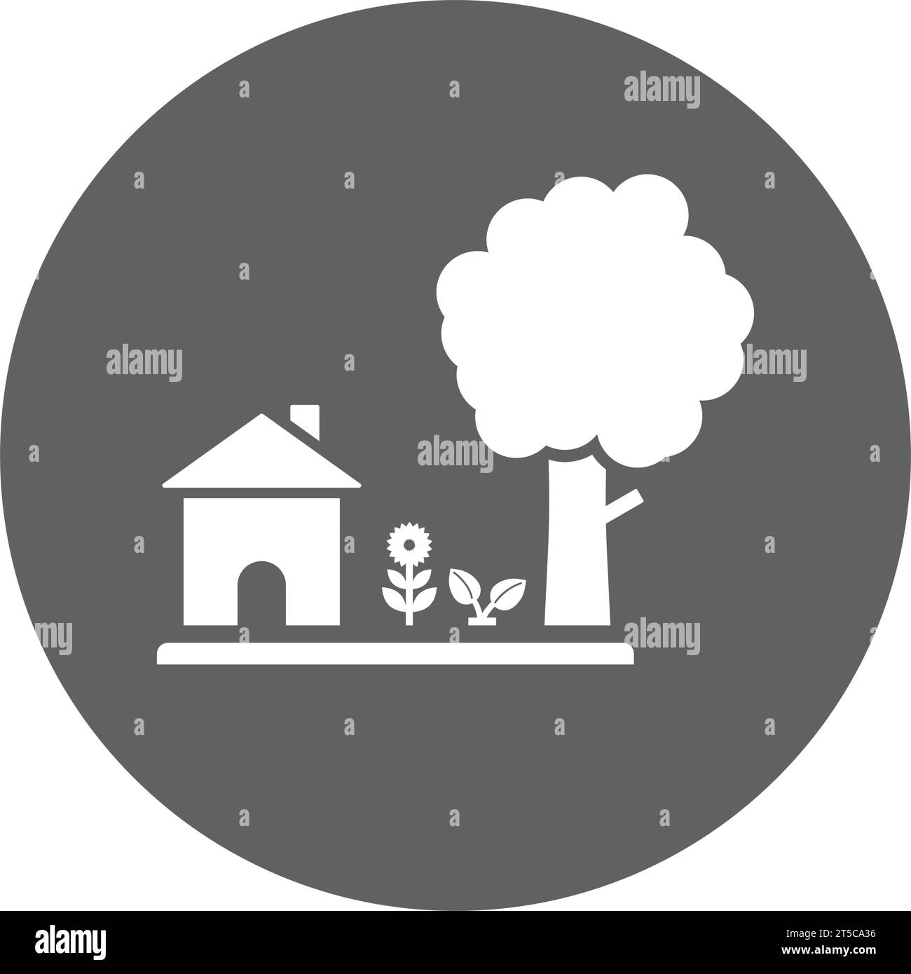 Country house - Well organized icon design using in commercial purposes ...