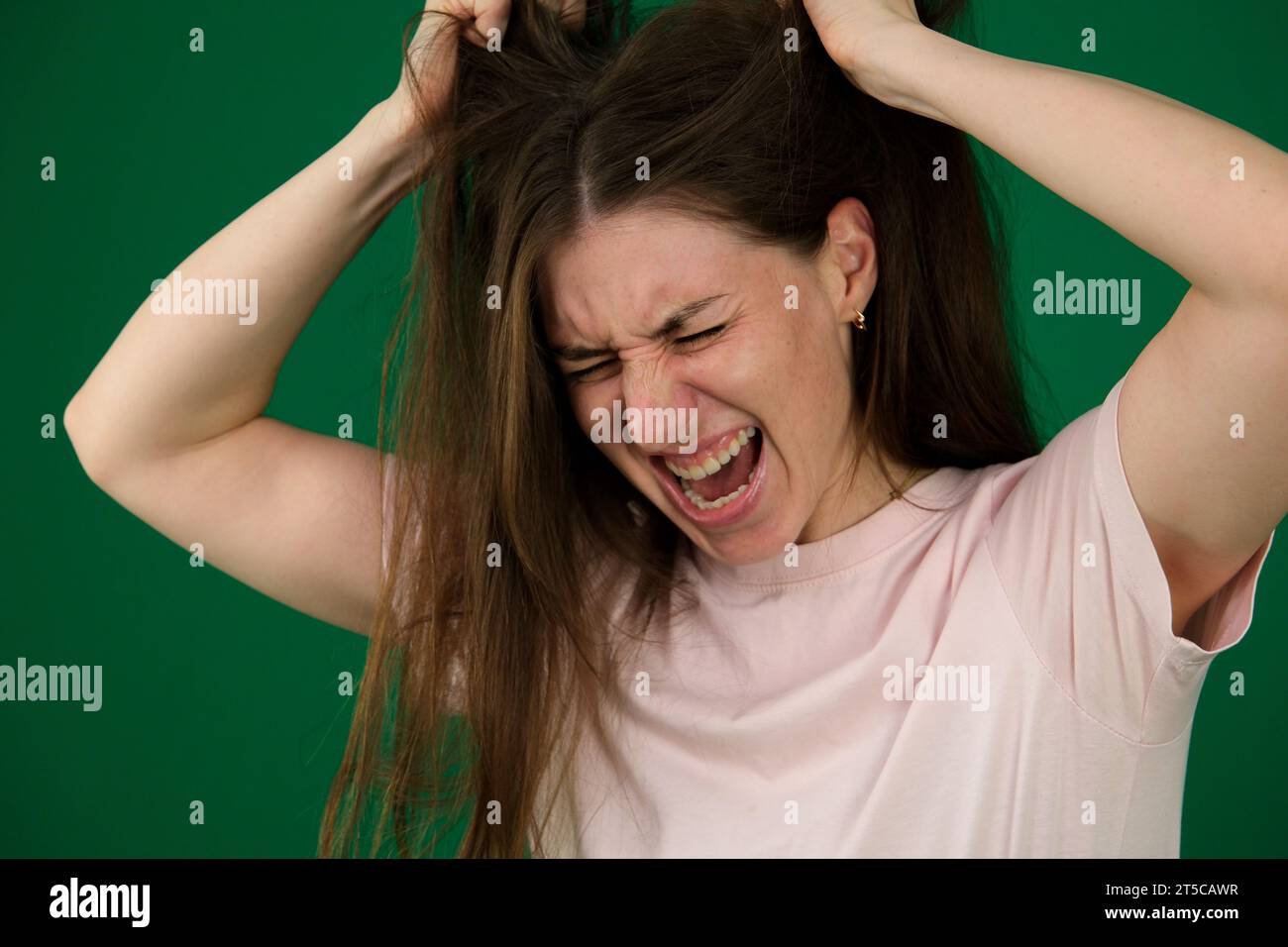 Closeup facial features hi-res stock photography and images - Alamy