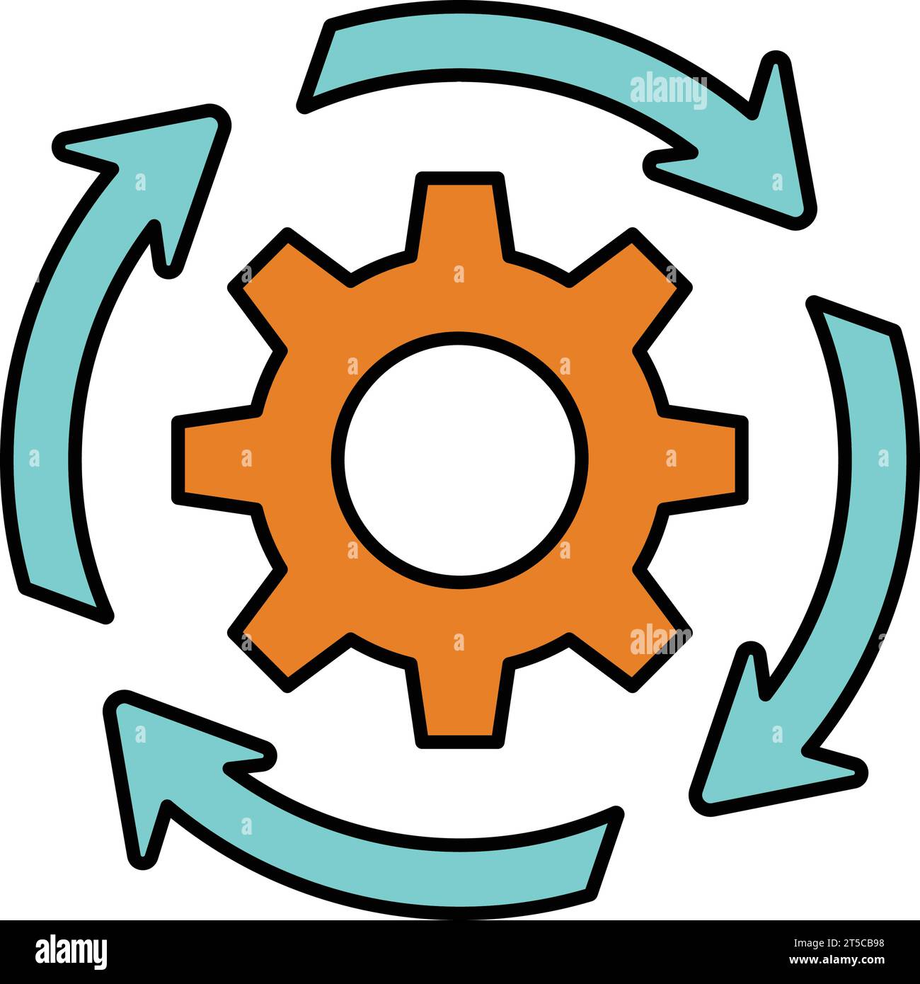 Automated project management vector vectors hi-res stock photography ...