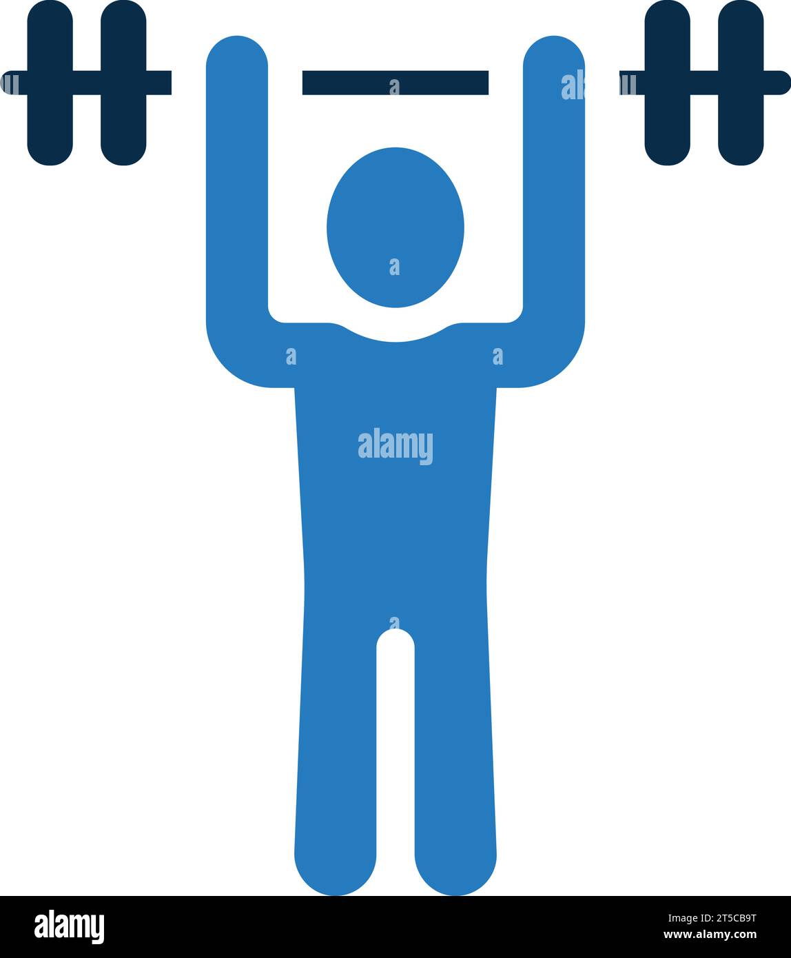 Weightlifting Icon. Simple vector illustration for graphic and web ...