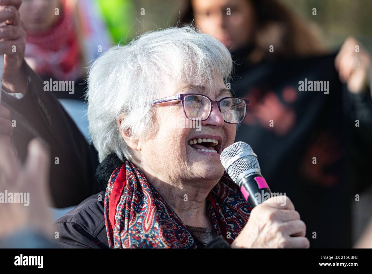 Belfast, UK 04 Nov 2023. Nobel Peace Prize Winner Mairead Corrigan ...