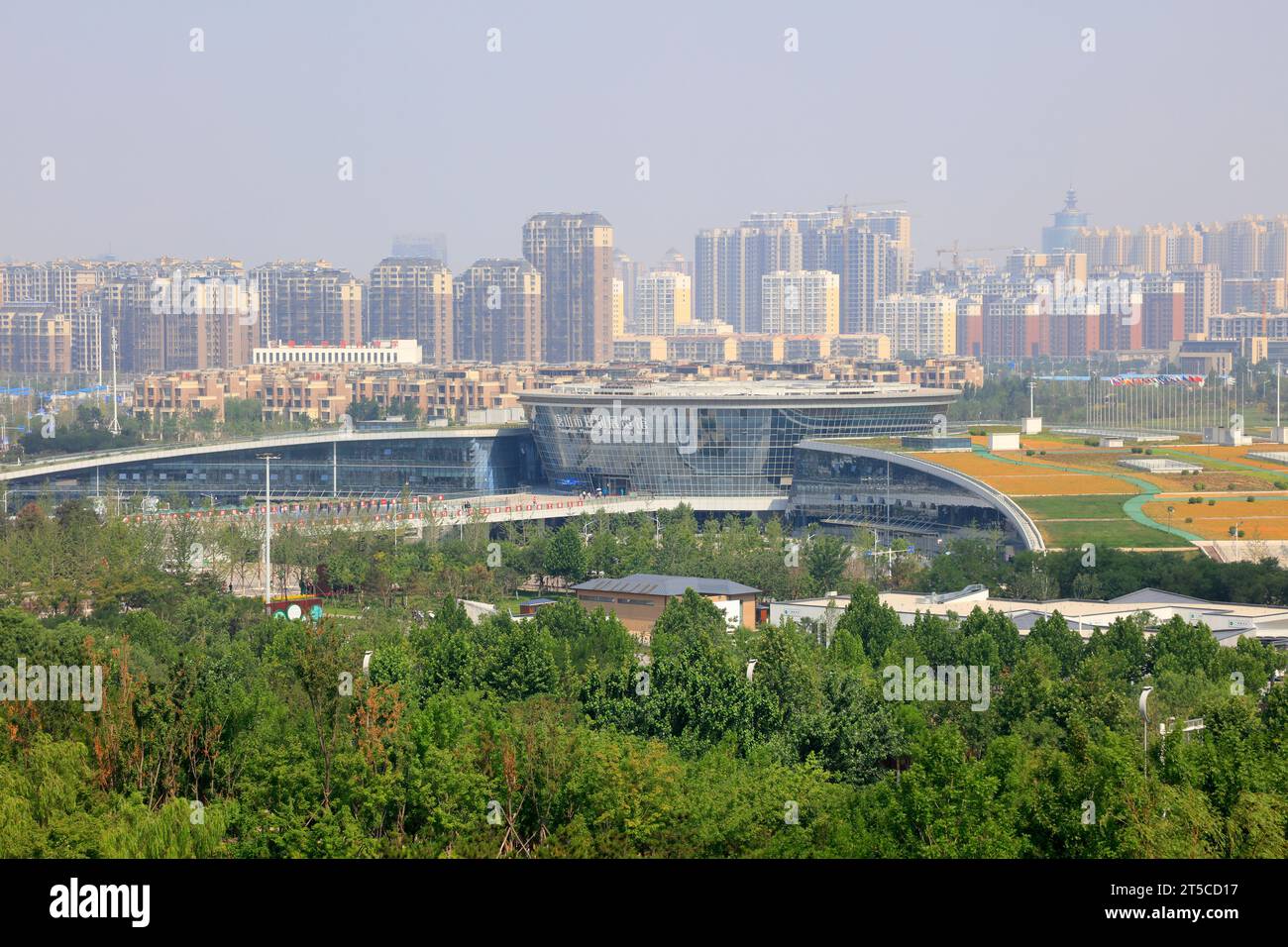 Urban architectural scenery in Tangshan City, China Stock Photo - Alamy