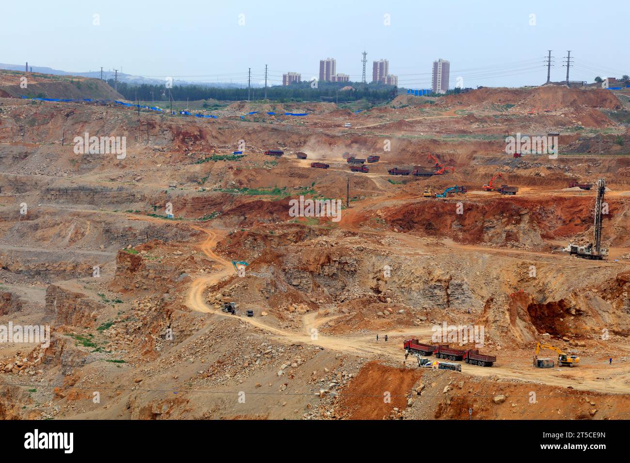 Ore mining area hi-res stock photography and images - Alamy