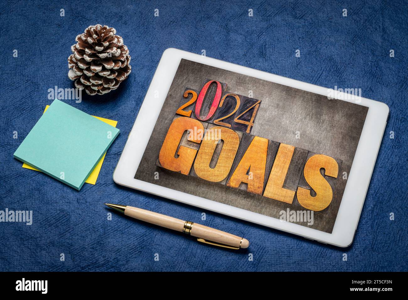2024 goals - New Year resolutions and goal setting concept - word ...